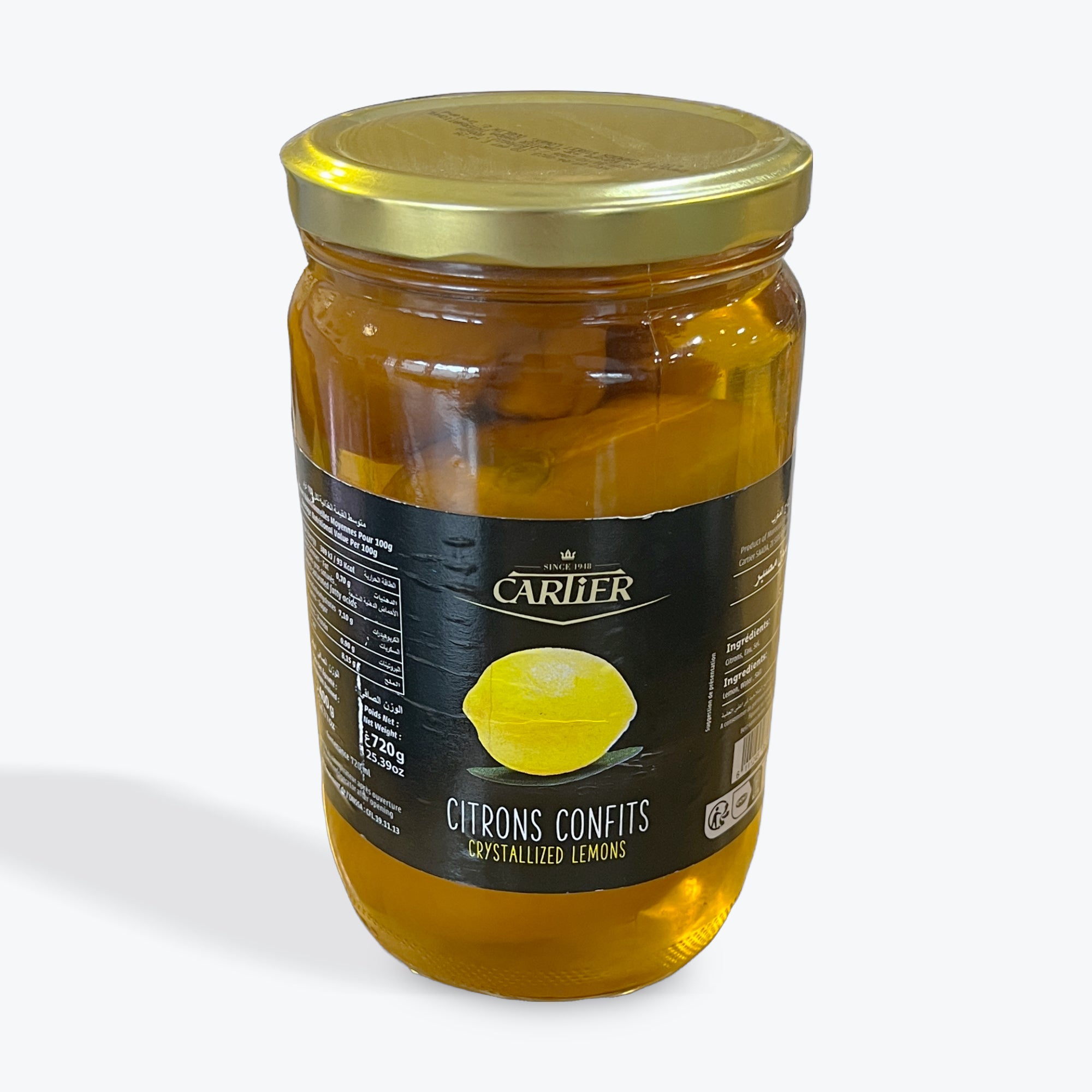 Pickled Lemon - Citrons Confit // Limon Confitada 720g (Cartier ...